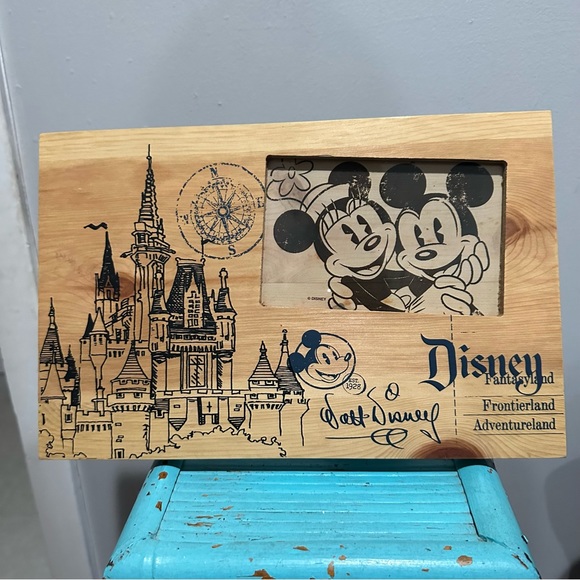 Disney | Accents | Disney Parks Walt Disney Castle Mickey Minnie 4x6 ...